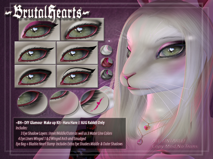 Second Life Marketplace ~bh~ Diy Glamour Makeup Kit Haru Hare